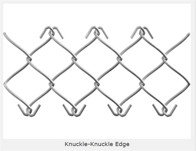 Galvanized Steel Wire Chain Link Woven Fence Fabric 11 Gauge With 30 Meters