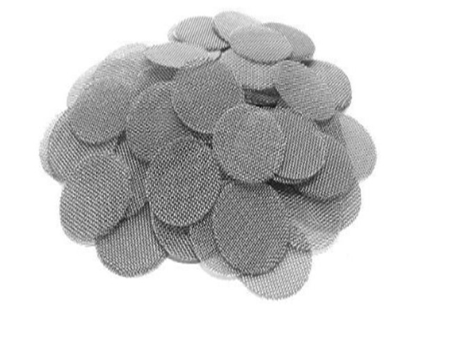 10mm Stainless Steel Filter Mesh Screen , Smoking Pipe Filter Screen Mesh