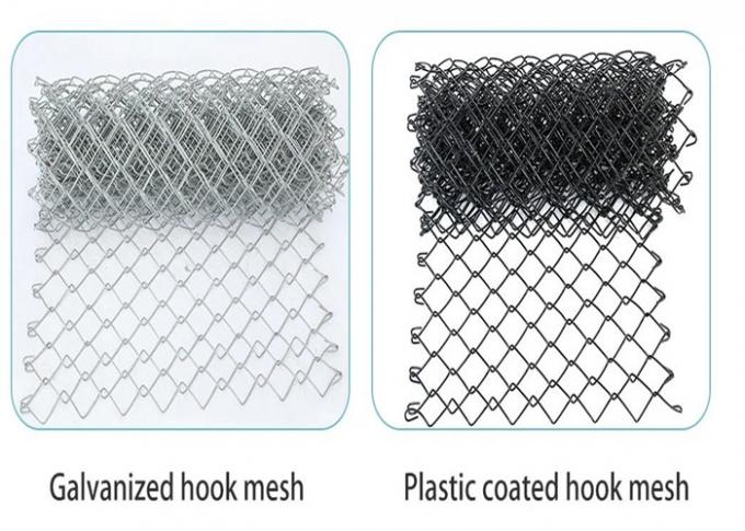 6ft Chain Link Fence Fabric Galvanized Pvc Coated Diamond Mesh Wire Roll