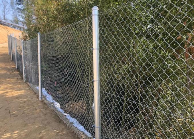 3mm 60*60mm Farm Chain Link Fence Fabric Galvanized Steel Wire Fencing