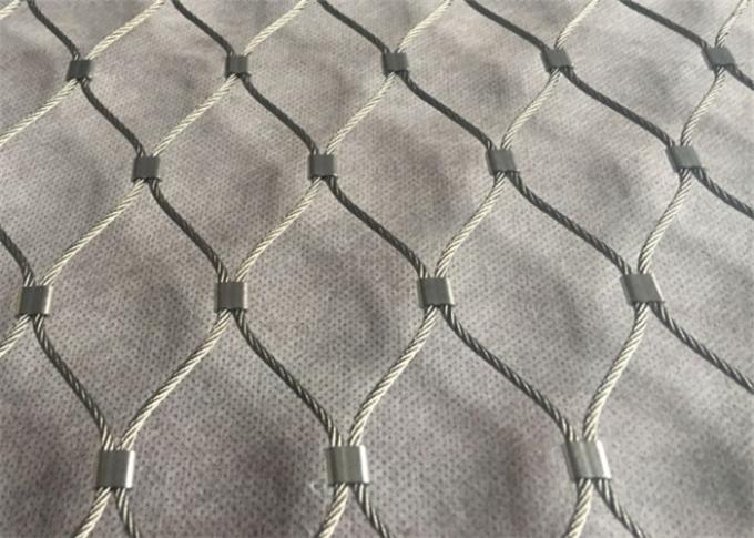 Flexible X-Tend Ferruled Stainless Steel Rope Mesh Netting For Balcony ...