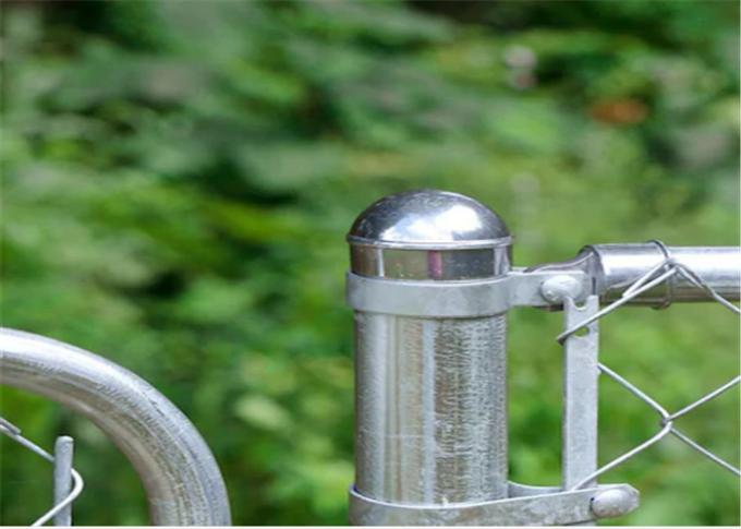 Round Gate Chain Link Fence Post Caps 1 3/8'' Pipe Inside Rust ...