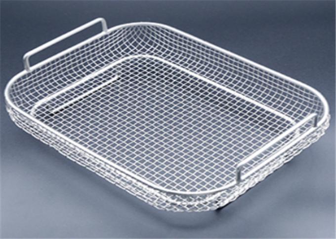 Medical Instrument Tray Stainless Steel Wire Mesh Baskets For Surgical ...