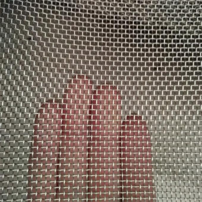 Square Hole SUS 304 Anti Theft Stainless Steel Insect Screen Mesh