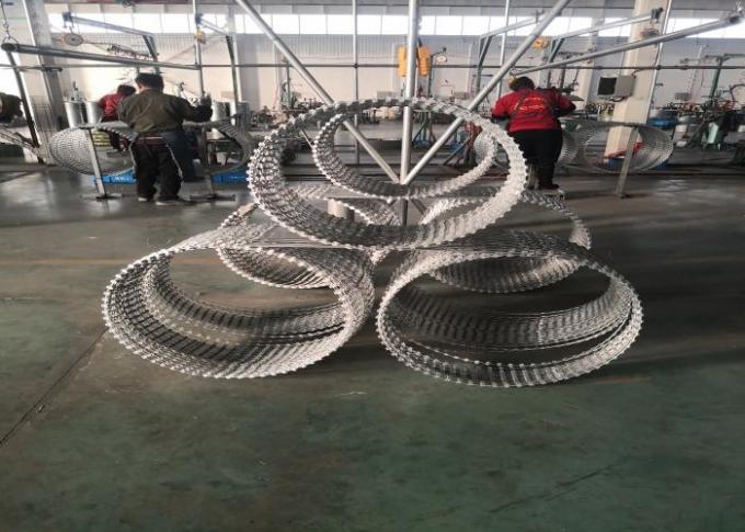 10m Length Triple Strand Military Razor Wire Concertina